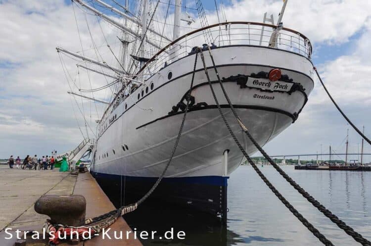 Die Gorch Fock I in Stralsund - Segelschulschiff und Museumserlebnis ...